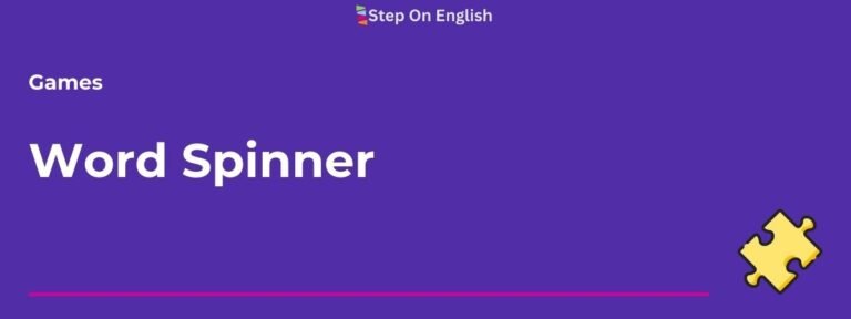 Word Spinner | Step On English - Step On English